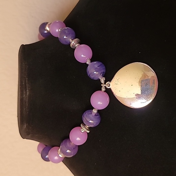 Monet | Jewelry | Vintage Monet Purple Amethyst Chalcedony Gemstones W ...